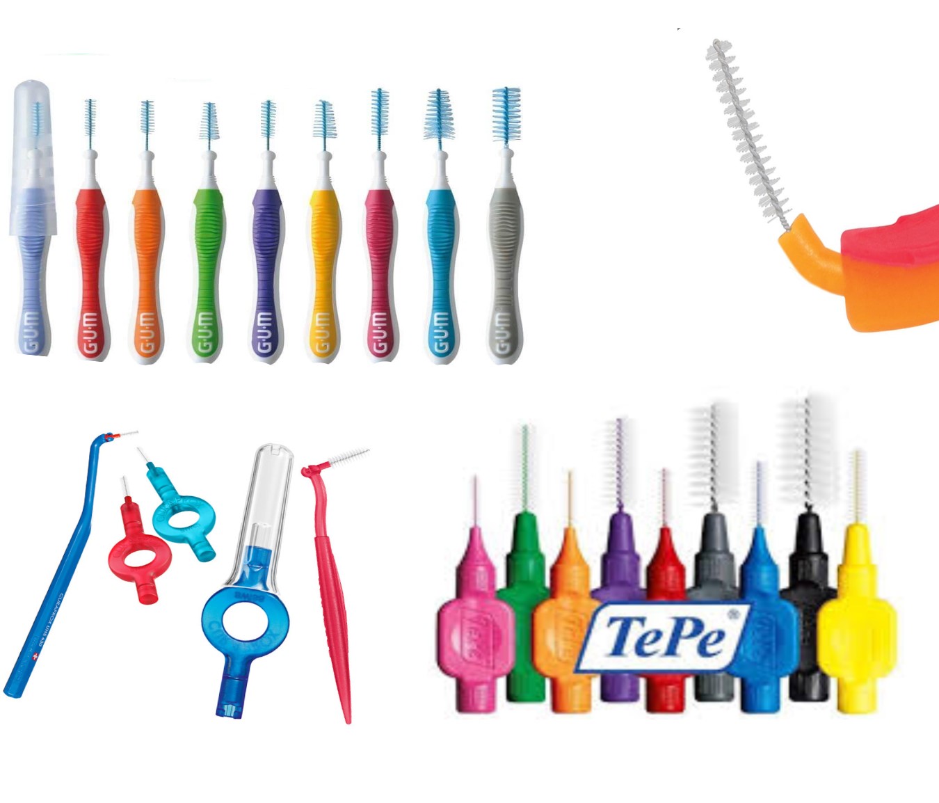 Міжзубні йоржики TePe, Curaprox, GUM, Edel White — купити ...